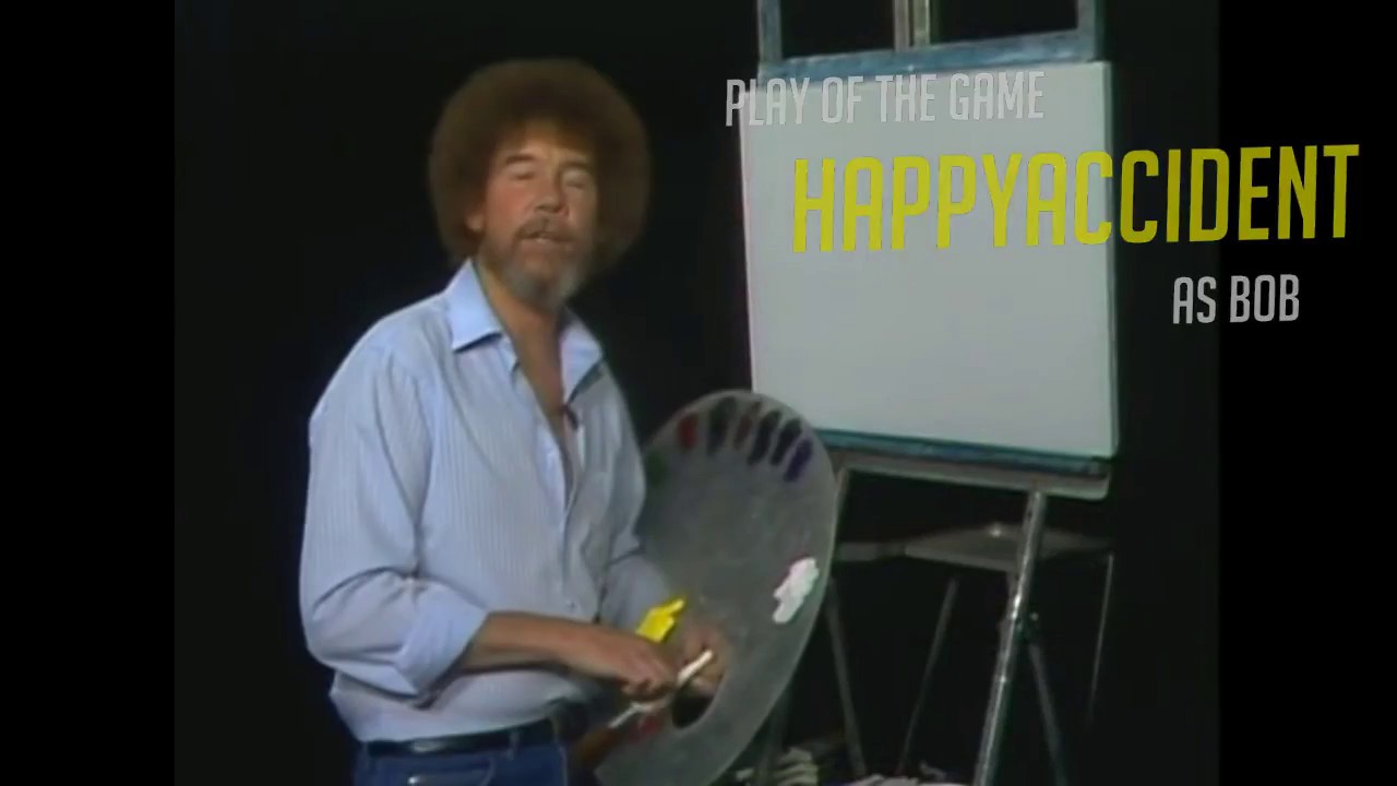 Epic Bob Ross Play of the Game (RIP Devil) - YouTube