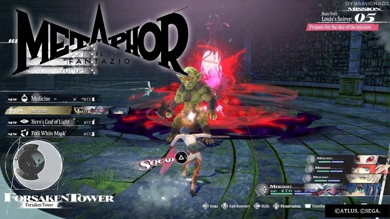 Forsaken Tower | Farming Spot | Metaphor: ReFantazio - YouTube