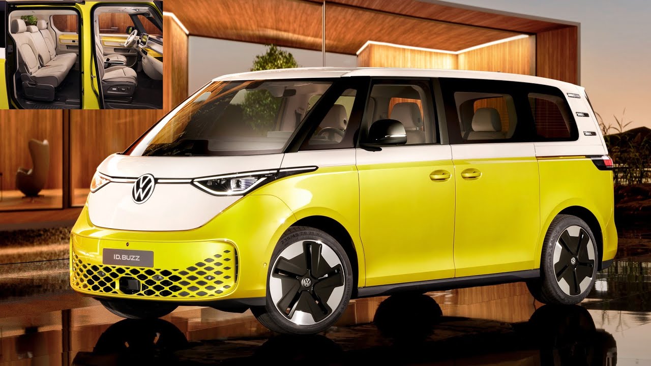 2023 VW ID Buzz Electric MPV (Pomelo Yellow) Exterior, Interior ...