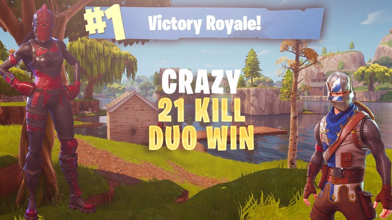 CRAZY 21 KILL DUO WIN (Fortnite Battle Royale) @vJiynx - YouTube
