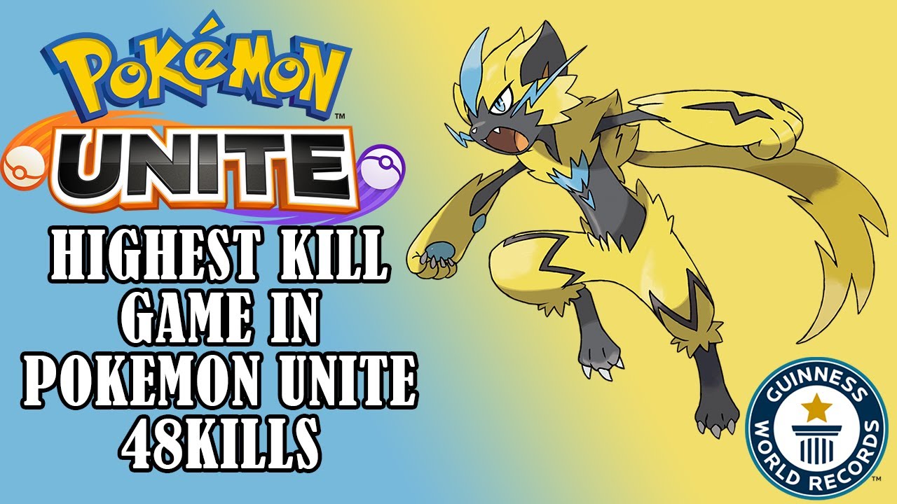 HIGHEST KILL GAME EVER IN POKEMON UNITE | RANKED POKEMON UNITE| 48 ...