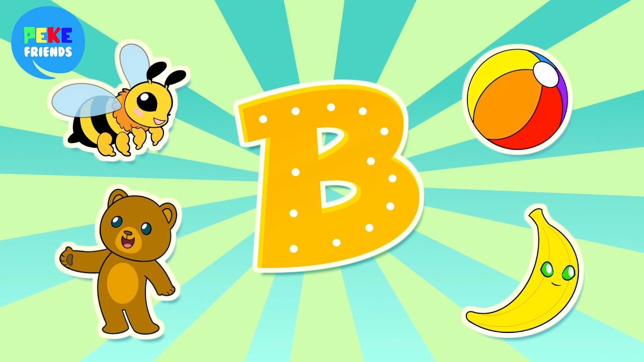 Learn the beautiful Letter B with Pekefriends! | Fun ABC Adventure for ...