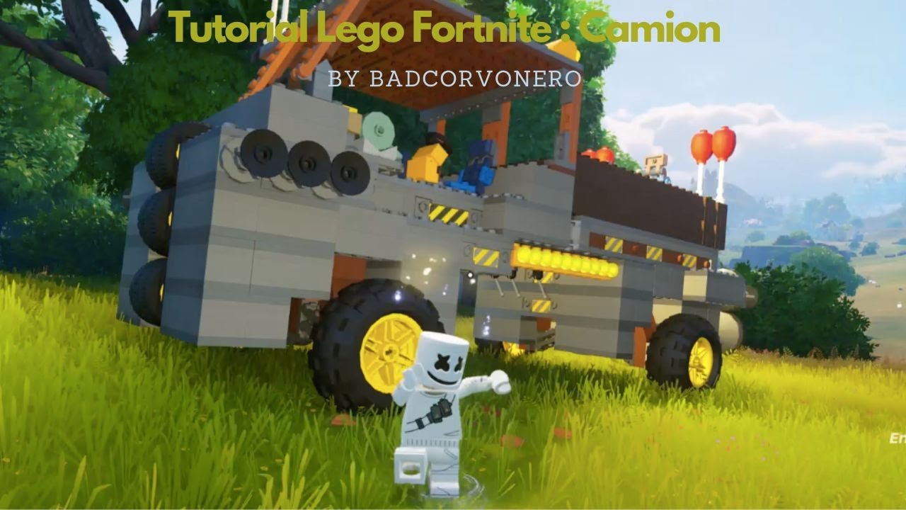 Tutorial Lego Fortnite : Camion Distruttore delle Praterie - YouTube