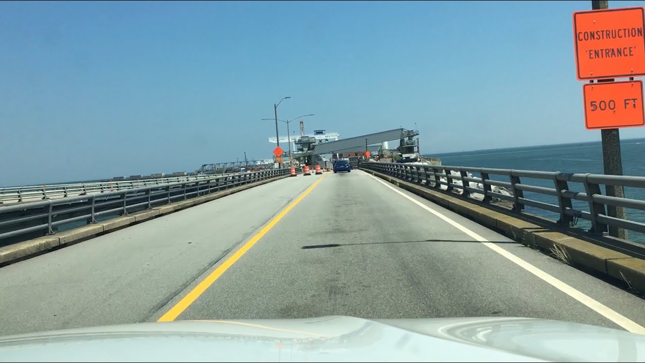 Chesapeake Bay Bridge and Tunnel, Virginia, Dash cam footage - YouTube