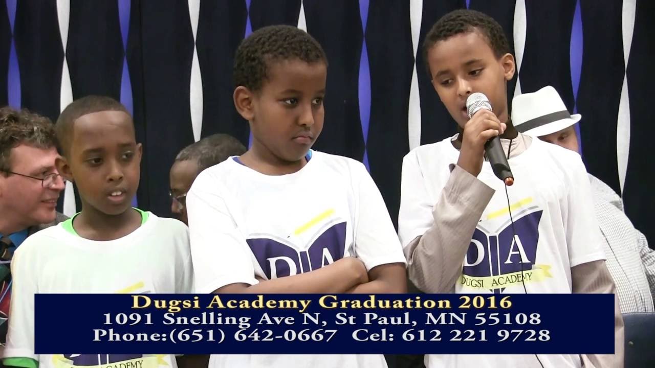 Dugsi Academy Graduation 2016 - YouTube