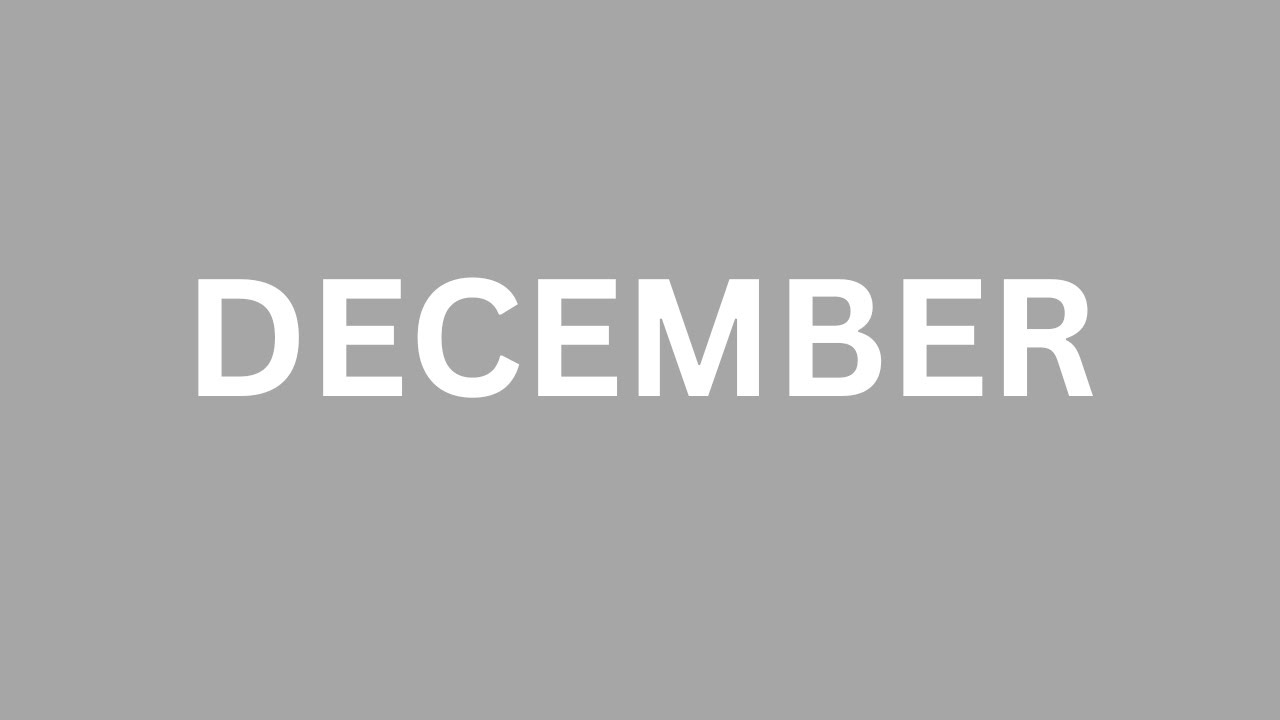 How To Pronounce DECEMBER - Pronunciation Academy - YouTube
