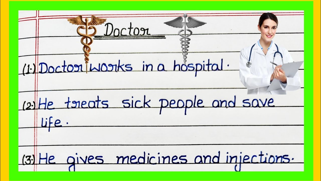 10 Lines on Doctor/ Essay on Doctor/ 10 Lines Essay on Doctor/ 10 Lines ...