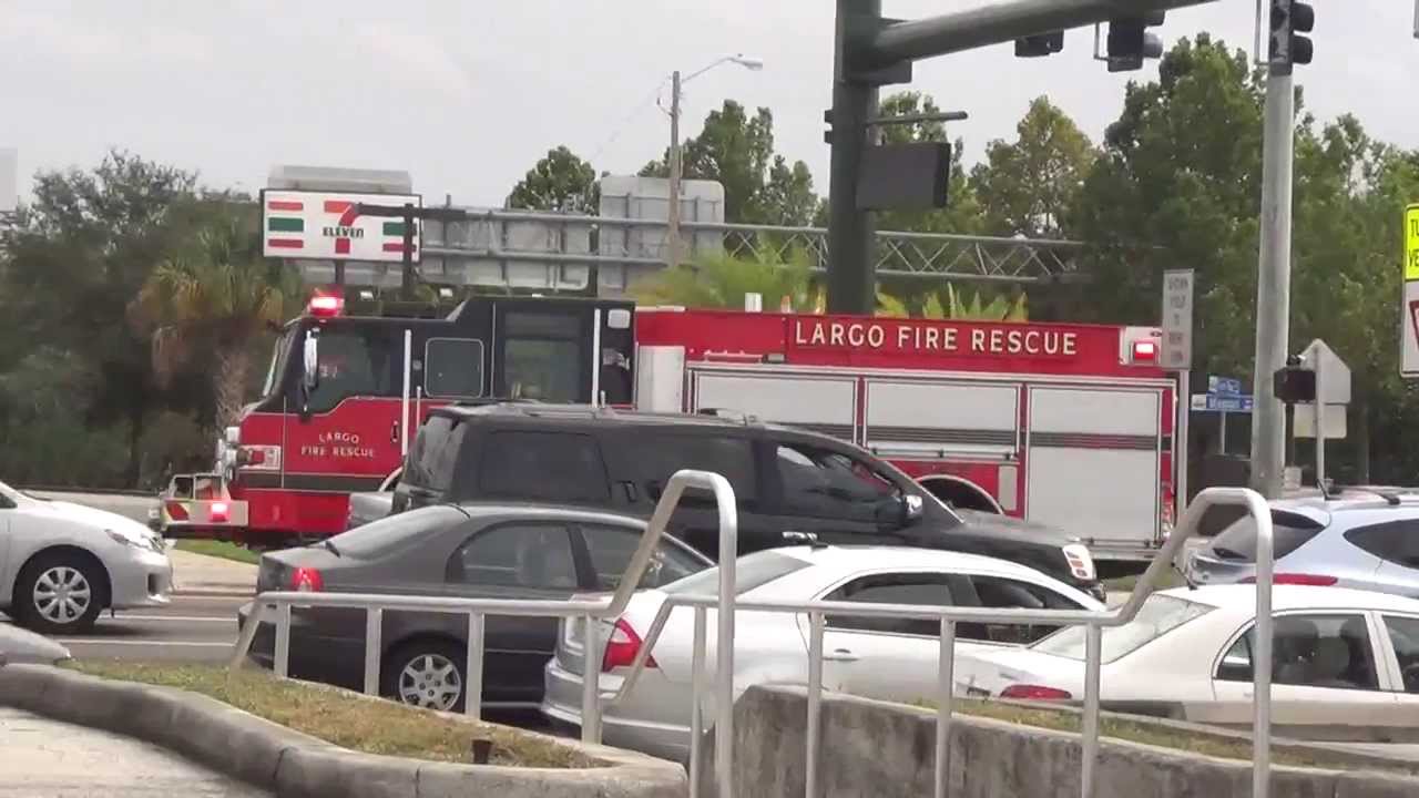 Largo Fire Rescue Engine 41 Lights/Siren - YouTube