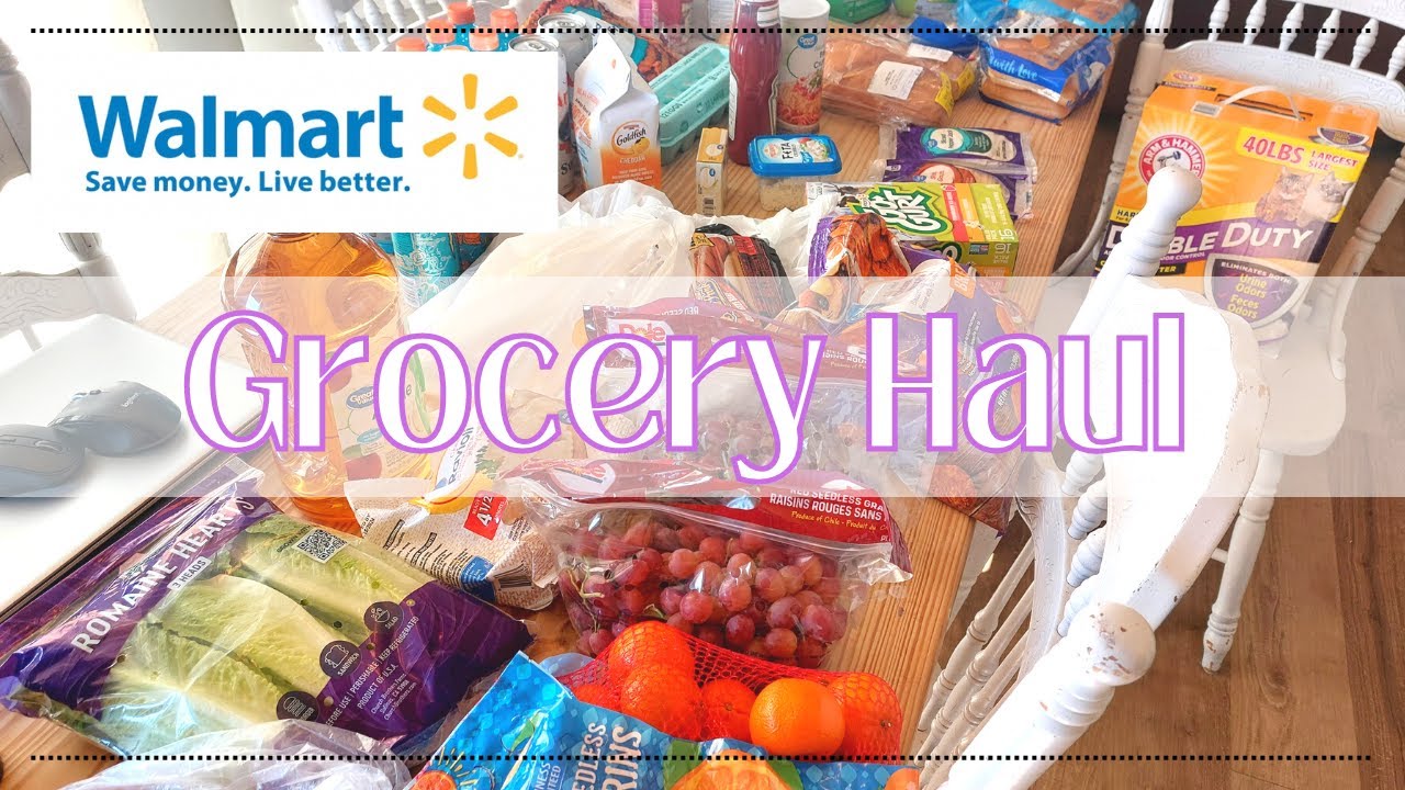 Large Family Walmart Grocery Haul - YouTube