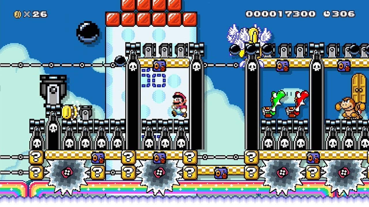 Super Mario Maker 2 - Rainbow-Train Manufacture by GM| Flex-D - No ...
