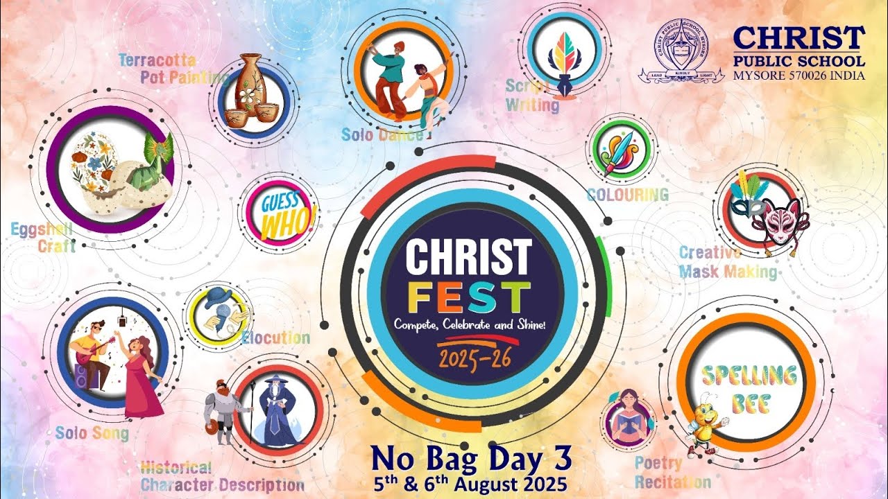 Christ Fest 2025: Christ Public School, Mysuru, 5-6 Aug 2025 - YouTube