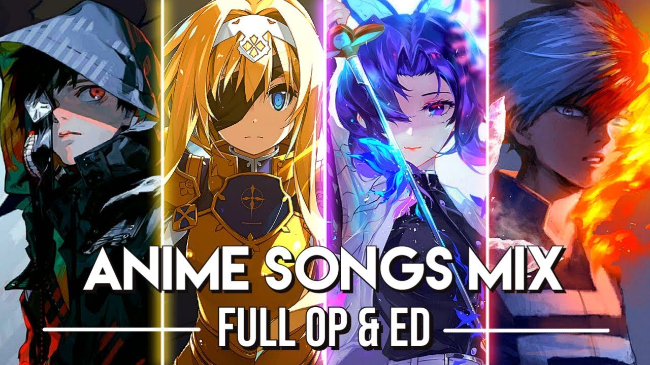 BEST ANIME OPENINGS & ENDINGS MIX COMPILATION {FULL SONGS} - YouTube