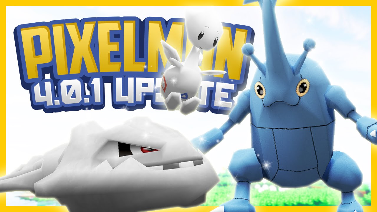 Pixelmon 4.0.1 Update Showcase! NEW PIXELMON! & ITEMS! - YouTube