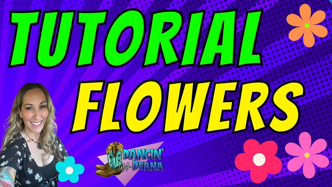FLOWERS 💐💃 (miley's flowers) Line Dance Tutorial - YouTube