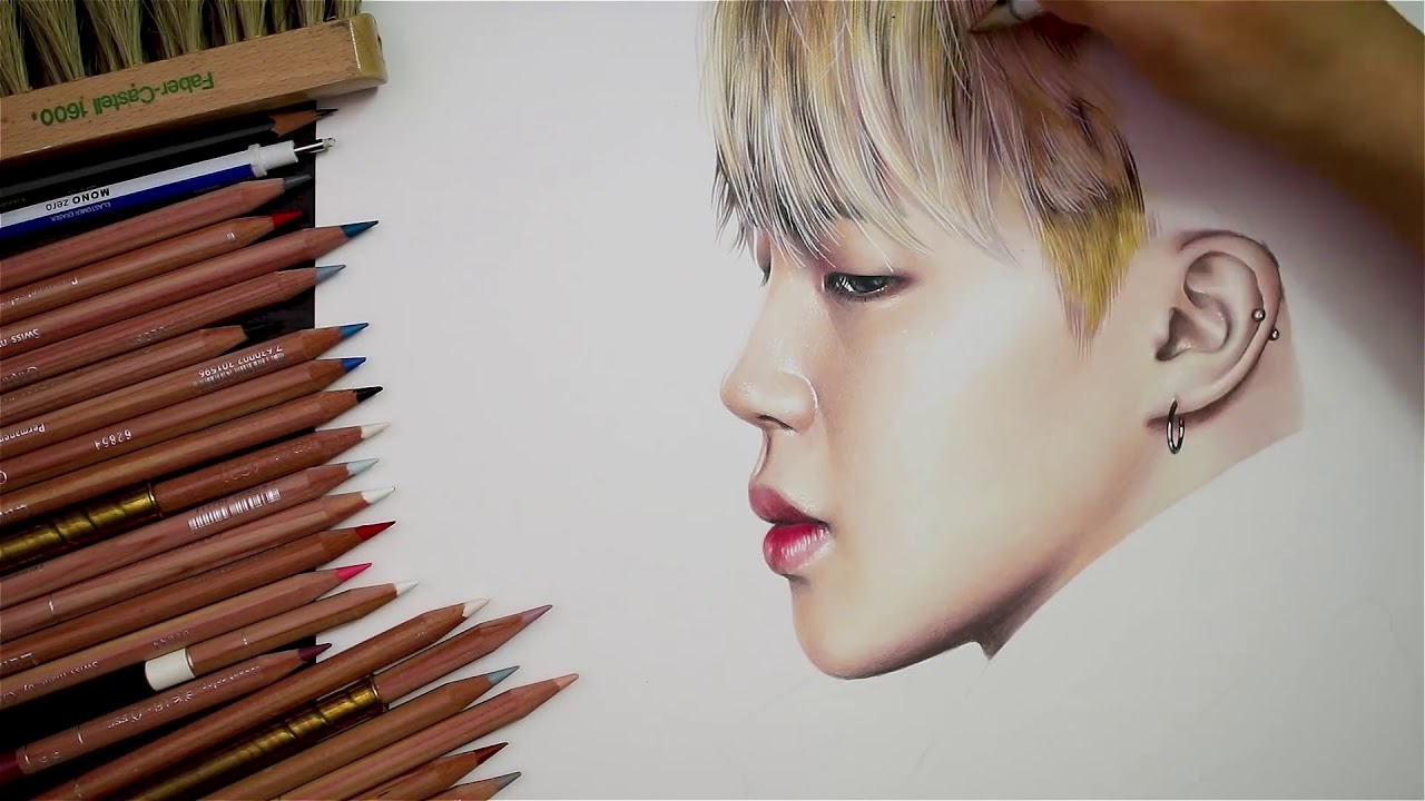Speed Drawing BTS Jimin, Park Jimin Drawing Hands [ Drawing Hands ...