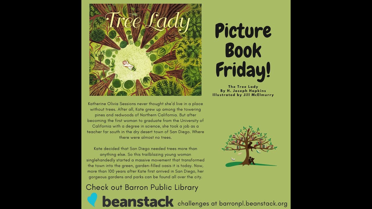 Picture Book Friday with Miss Patricia - The Tree Lady - YouTube