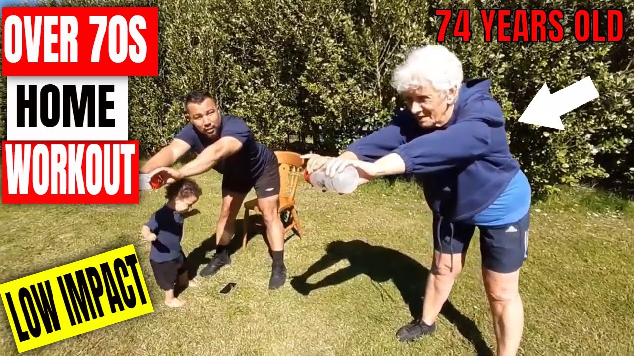 OVER 70s Low Impact Home Workout Exercise for Seniors #WITHME - YouTube