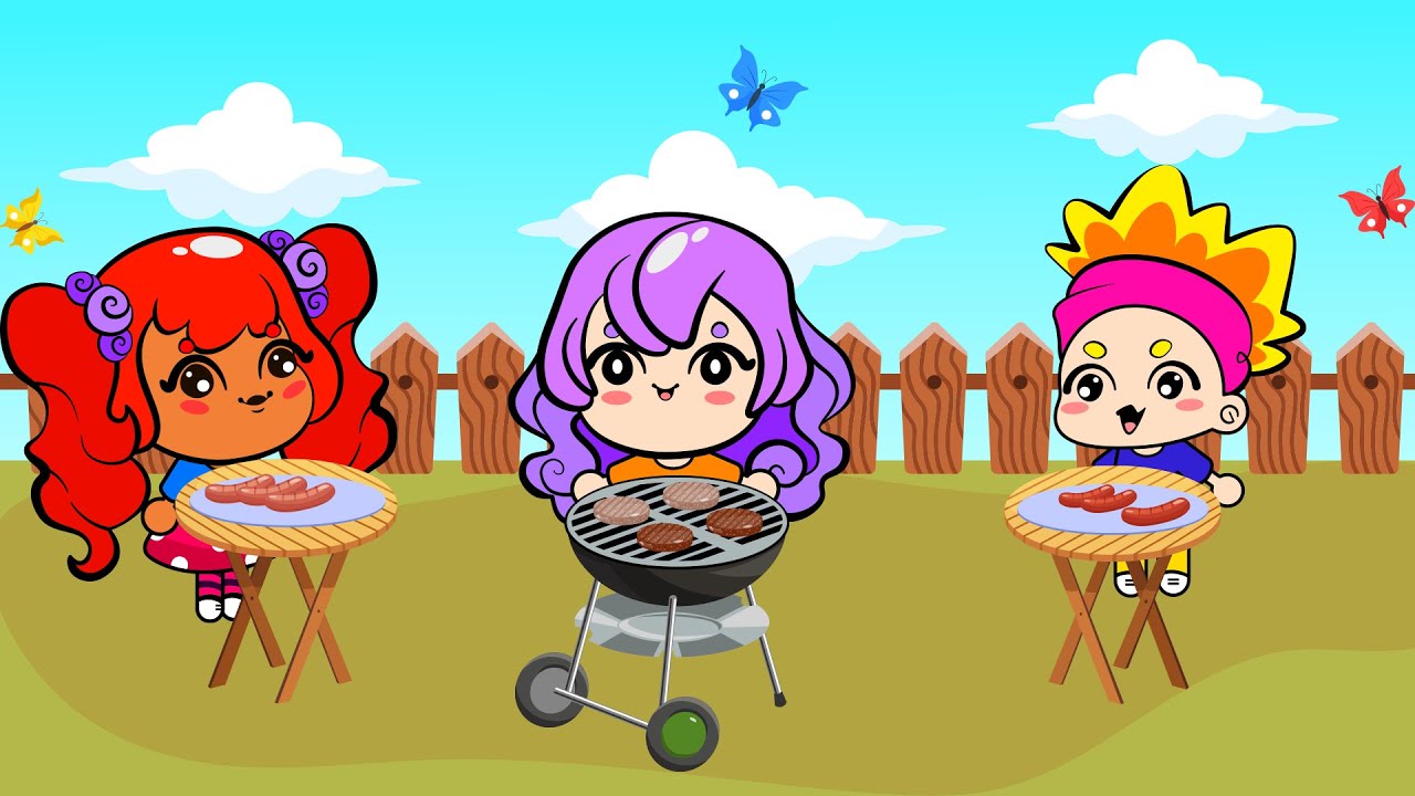 Summer Family BBQ Kids Songs Choo Choo TV & Nursery Rhymes - YouTube