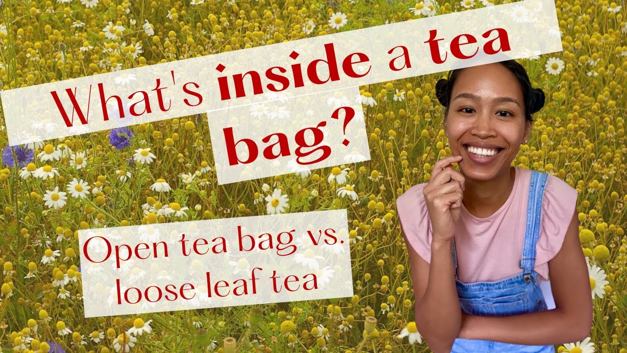 This is what's inside a tea bag: a close up look inside a tea bag ...