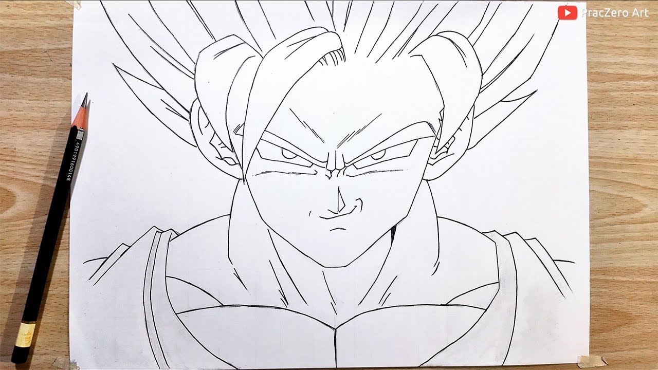 How to draw Goku SSJ | step by step | Dragon Ball Z - YouTube