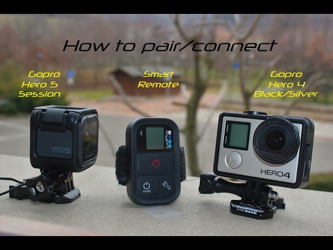 Gopro Hero 5 session Hero4: How to Connect / Pair with Smart Remote ITA ...