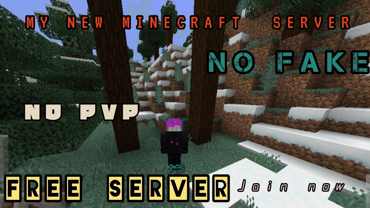my new Minecraft free server join now - YouTube