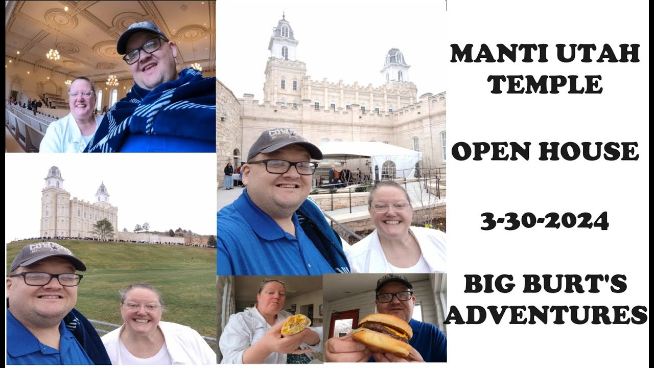Manti Utah Temple Open House 3-30-2024 - YouTube