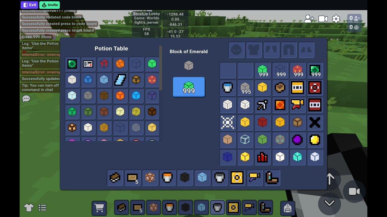 THAT'S SO COOL! How to get illegal items in bloxd.io? (Pause the video to see code) #bloxdio # ...