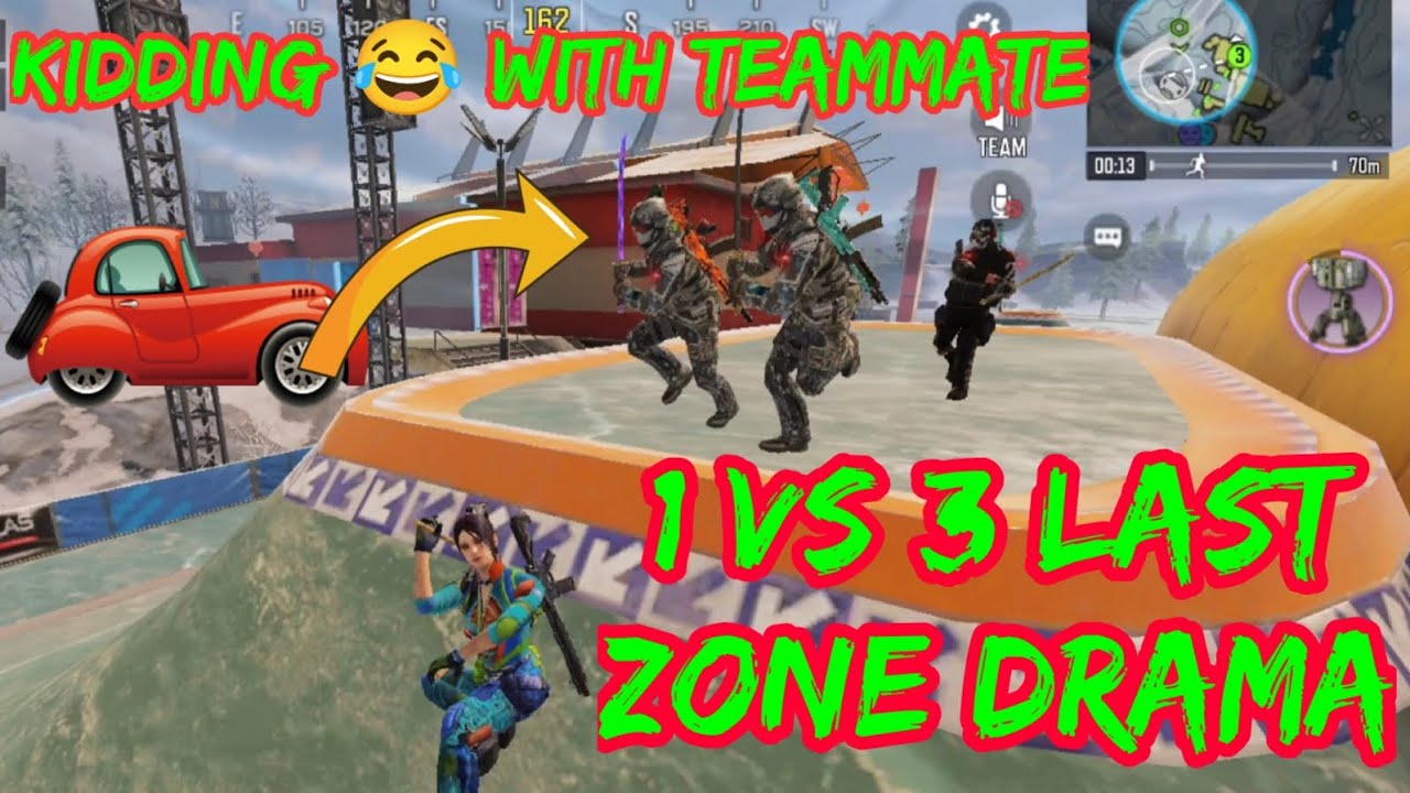 call of duty last zone 1vs 3 ,codm last zone gameplay clips battle royal - YouTube