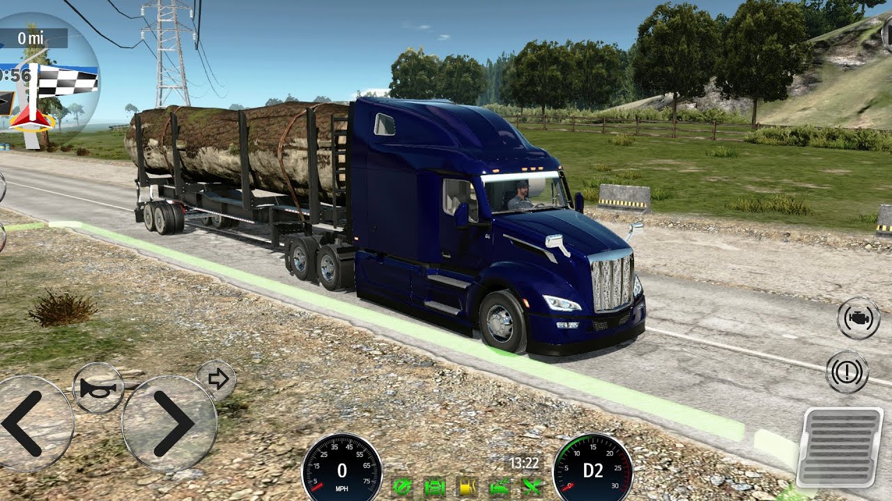 Gameplay do Truck Simulator Drive Usa Evo - YouTube
