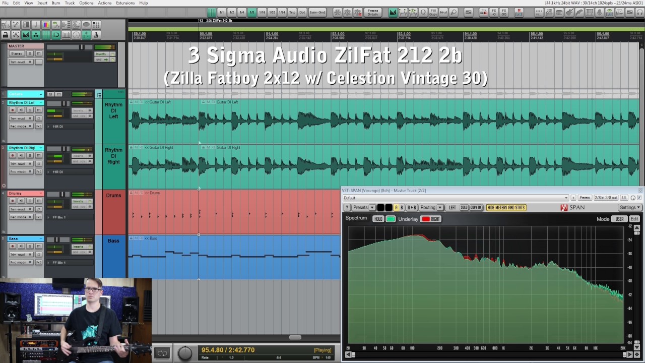 3 Sigma Audio Guitar Cab Impulse Demo - YouTube