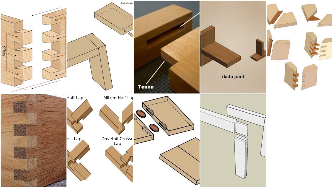 Wood joint tips / Wood Joint ideas - YouTube