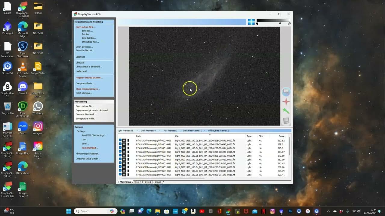 Using Deep Sky Stacker with Mono Data - YouTube