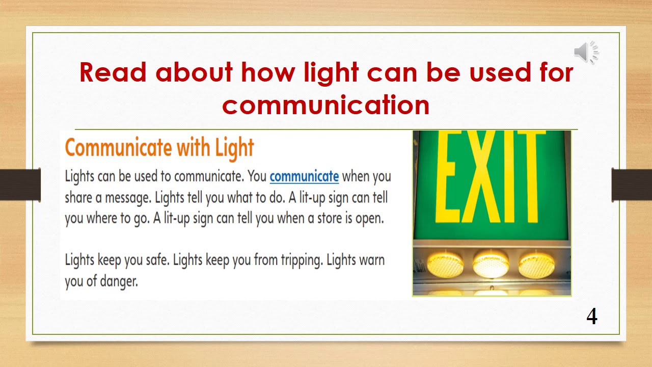 Grade 1–Science –Uses of Light–Video – 22 26 March - YouTube