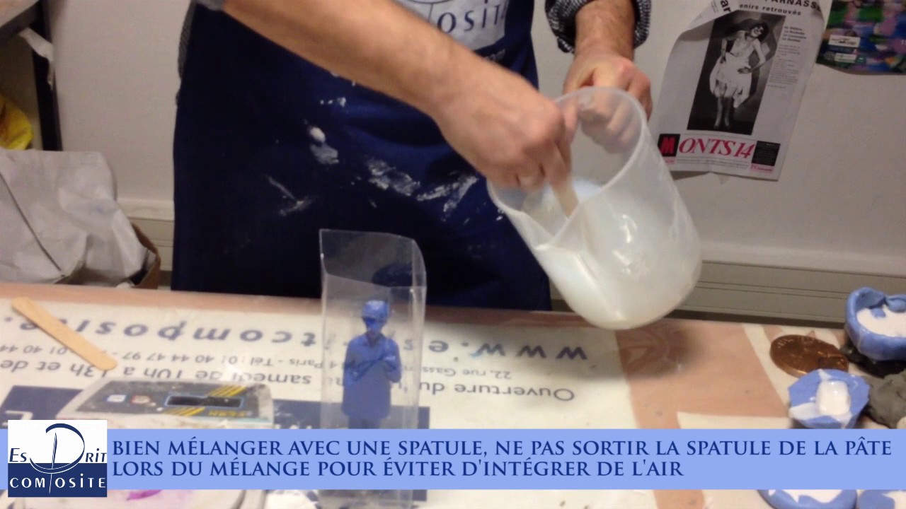 Comment faire ? Moulage d'une figurine en silicone skin fx - YouTube