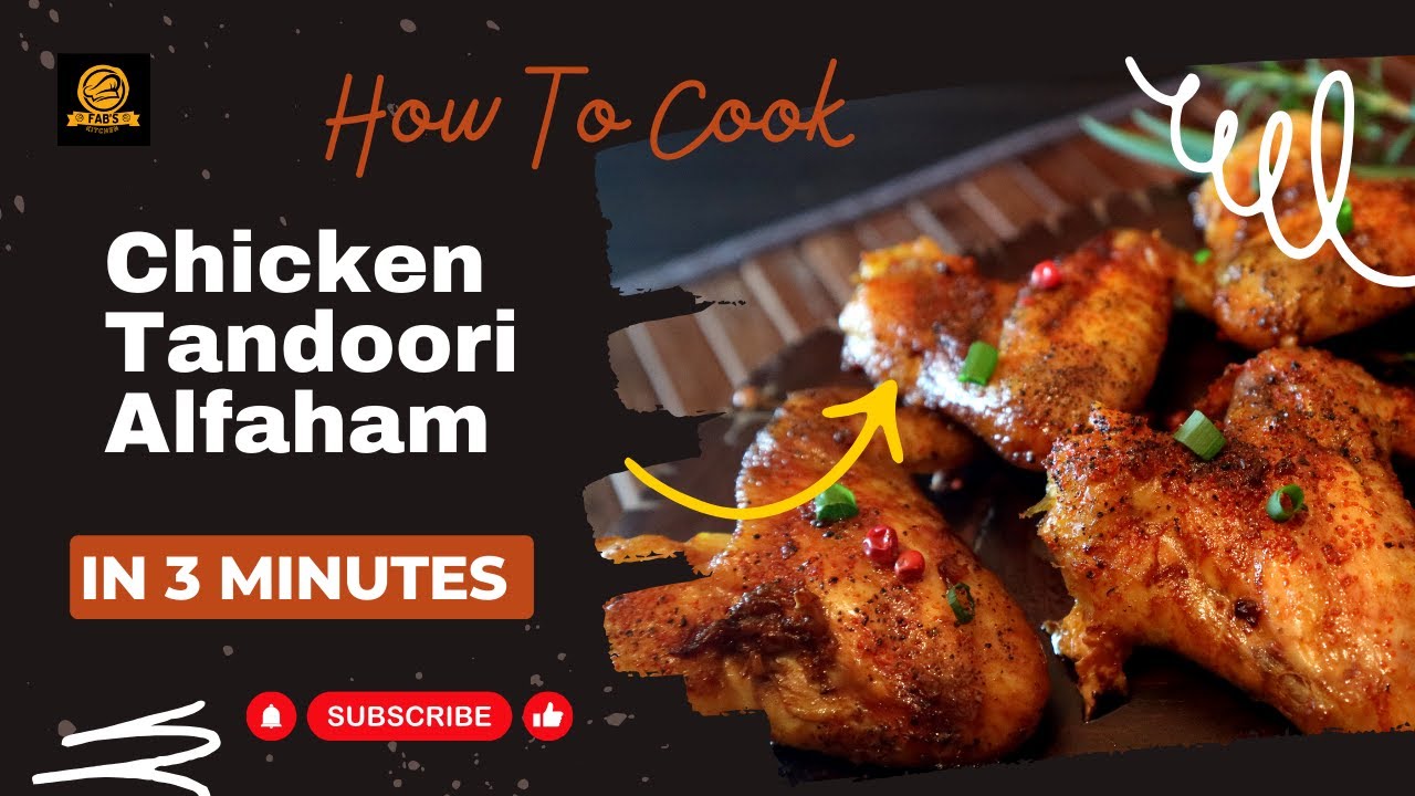 Chicken tandoori alfa ham| In Bangalore style | In just 3 minutes ...