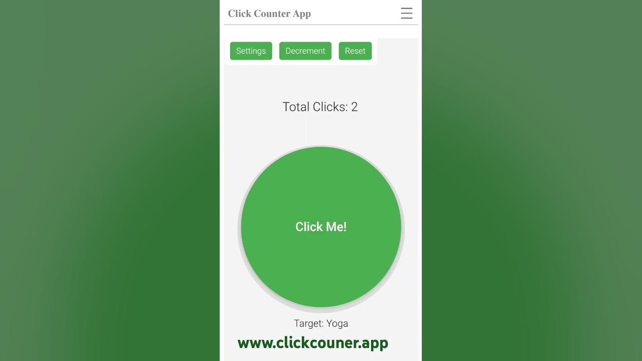 Click Counter App | Counts your every finger taps - YouTube