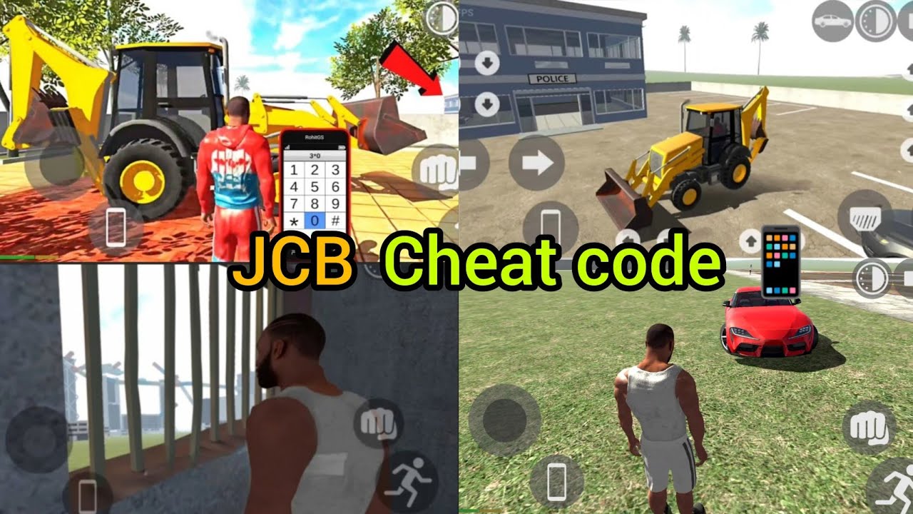 Finally JCB का Cheat Code आ गय in Indian Bikes Driving 3D😱💯|| New Jail+Police Feature| - YouTube
