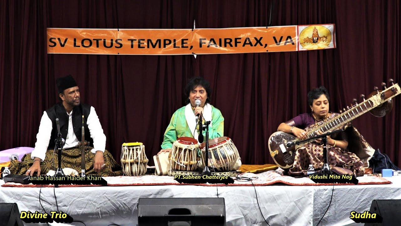 Divine Trio, Hindustani & Carnatic Music Presentation @ SV Lotus Temple ...