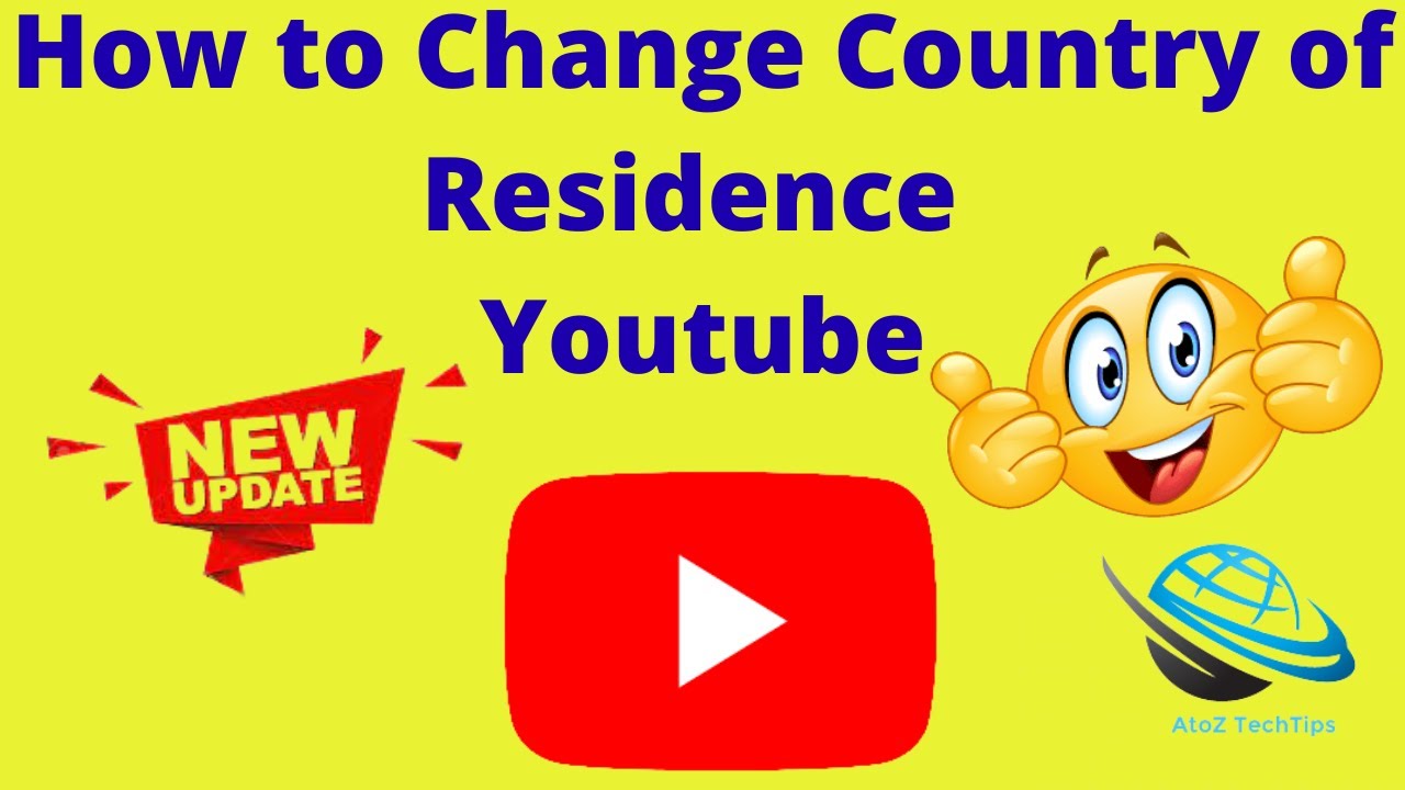 How To Edit Change Country of Residence in YouTube Channel 2022 - YouTube
