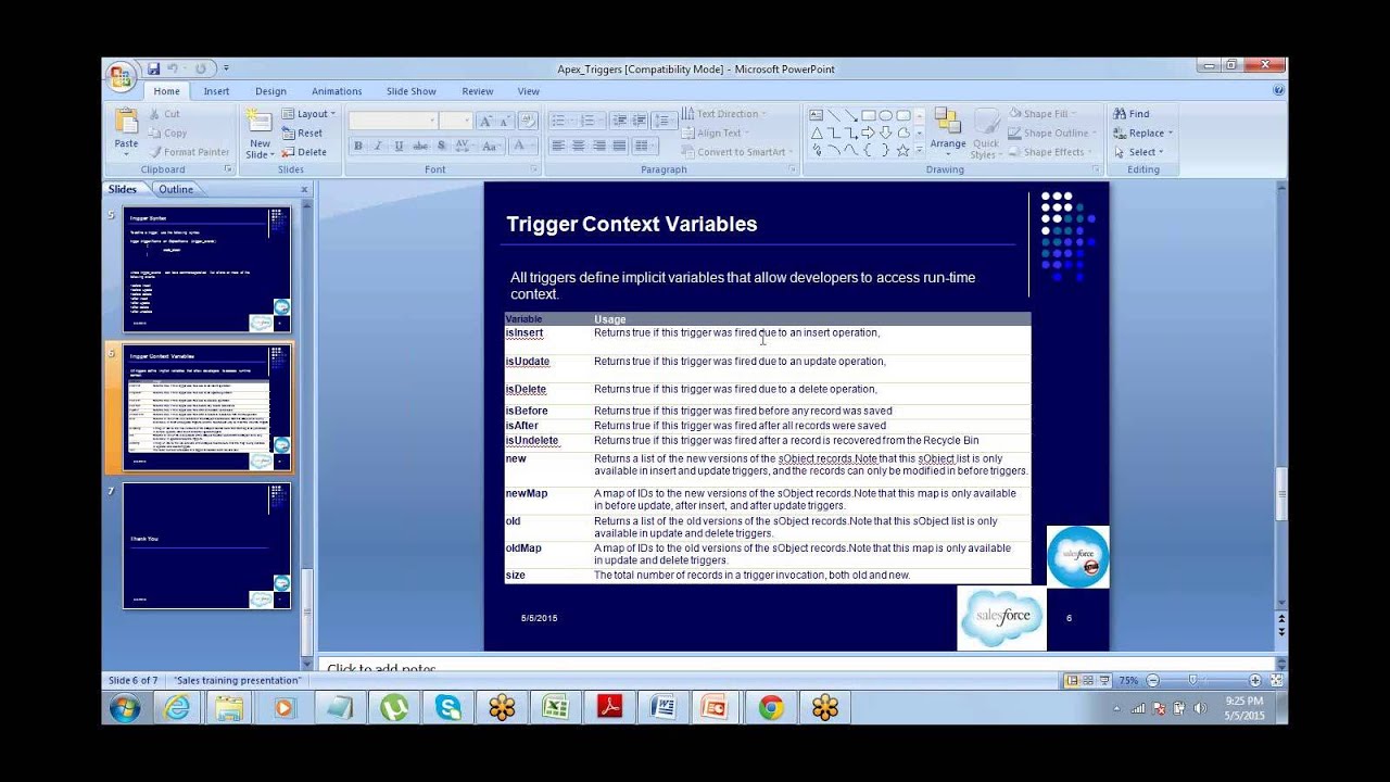 Apex Triggers In Salesforce Concepts And Examples By Jeet Singh Youtube