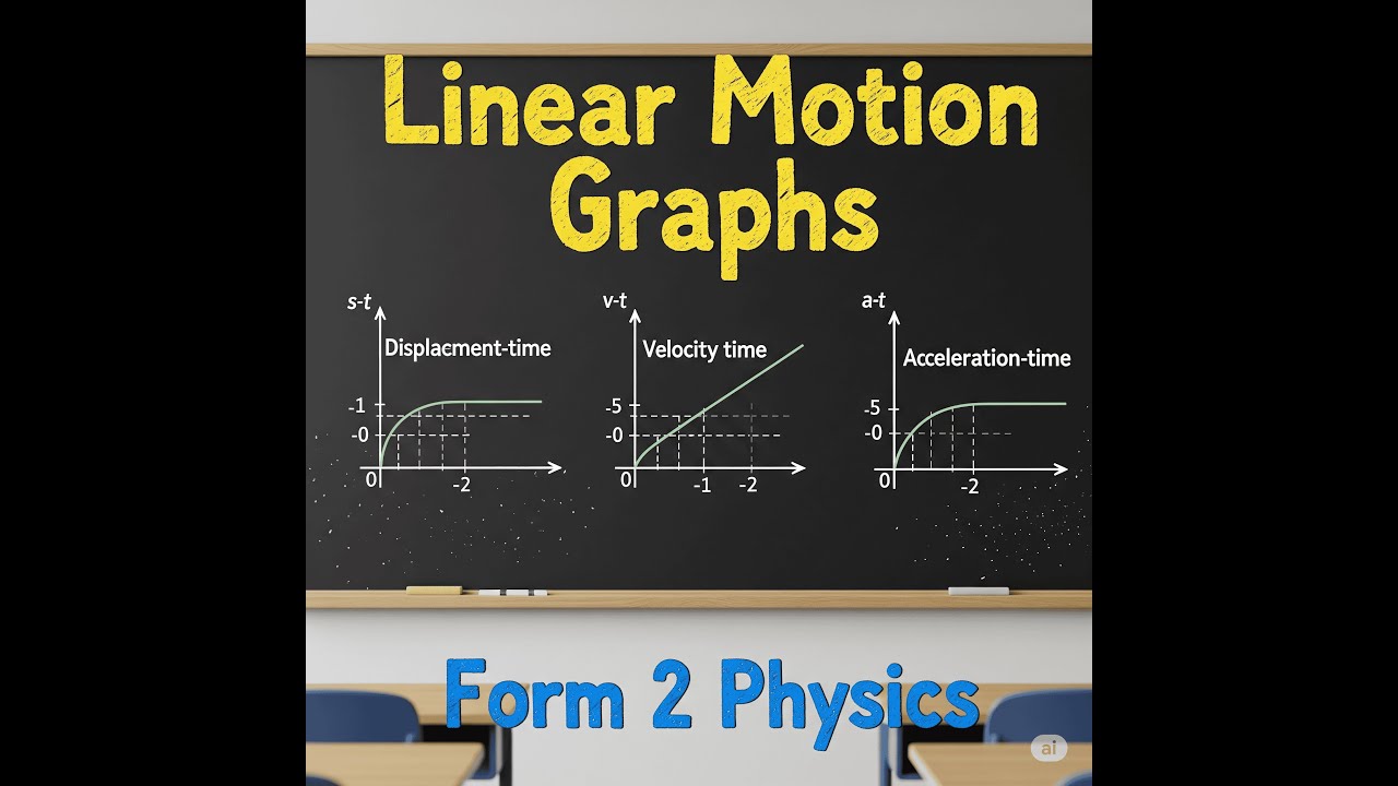 PHYSICS LESSON 4 LINEAR MOTION GRAPHS | KASSIM HAMAAD - YouTube