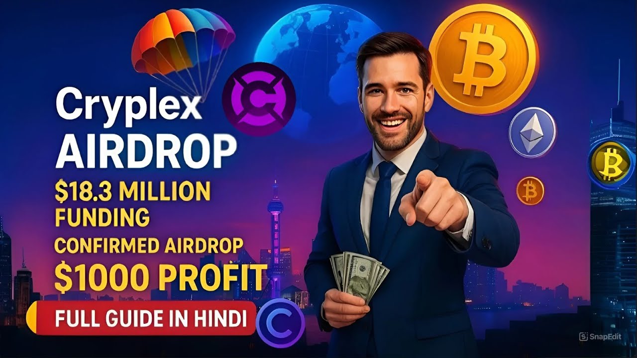 Cryplex Airdrop - $18.3M Funding 💸| Depin Airdrop 🪂 | Free to join ...