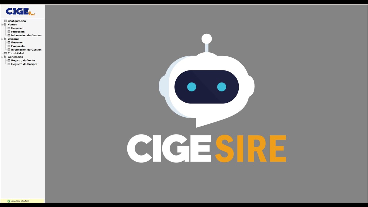 Gestion del SIRE en el ERP CIGE - YouTube
