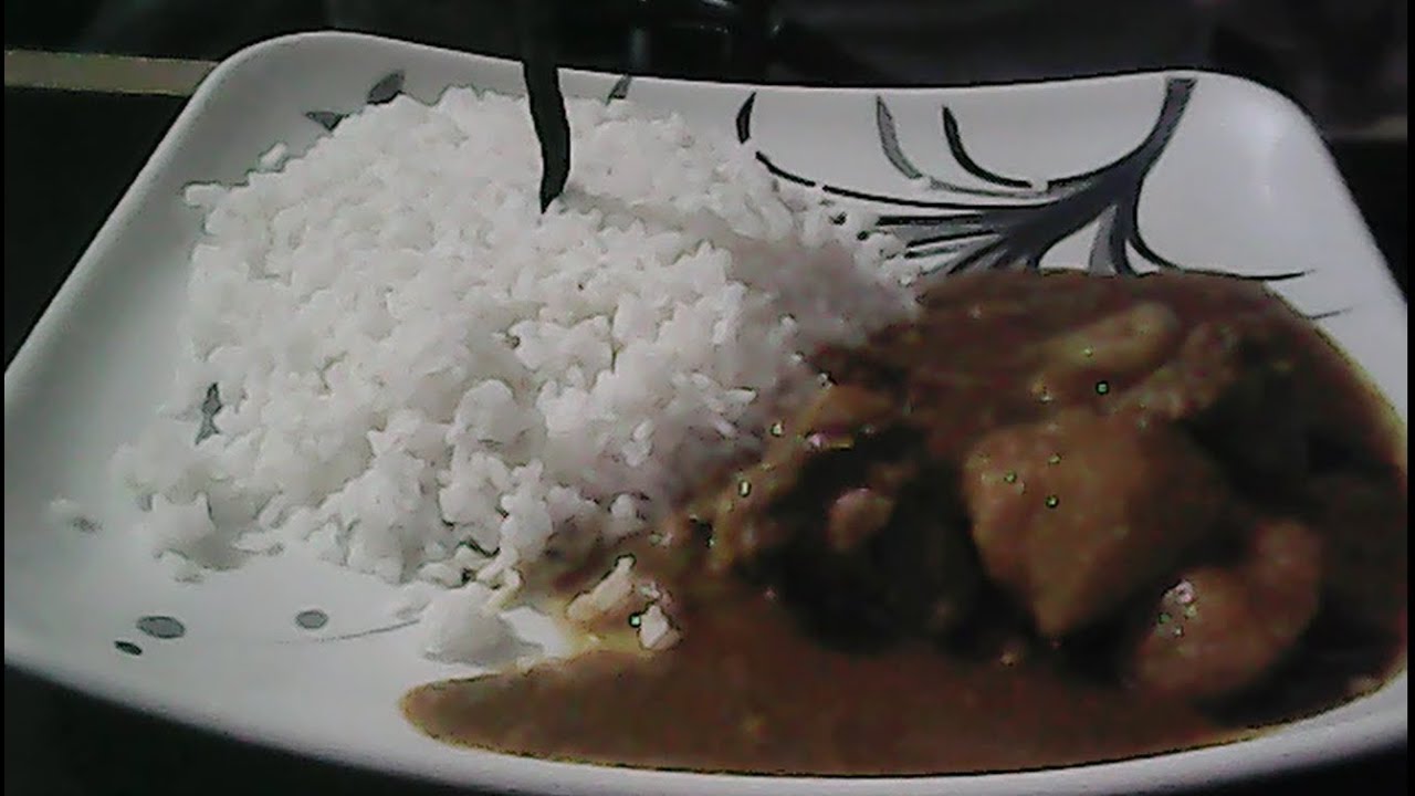 Assamese Boy | Meat and rice Thali | Chicken and rice Thali - YouTube