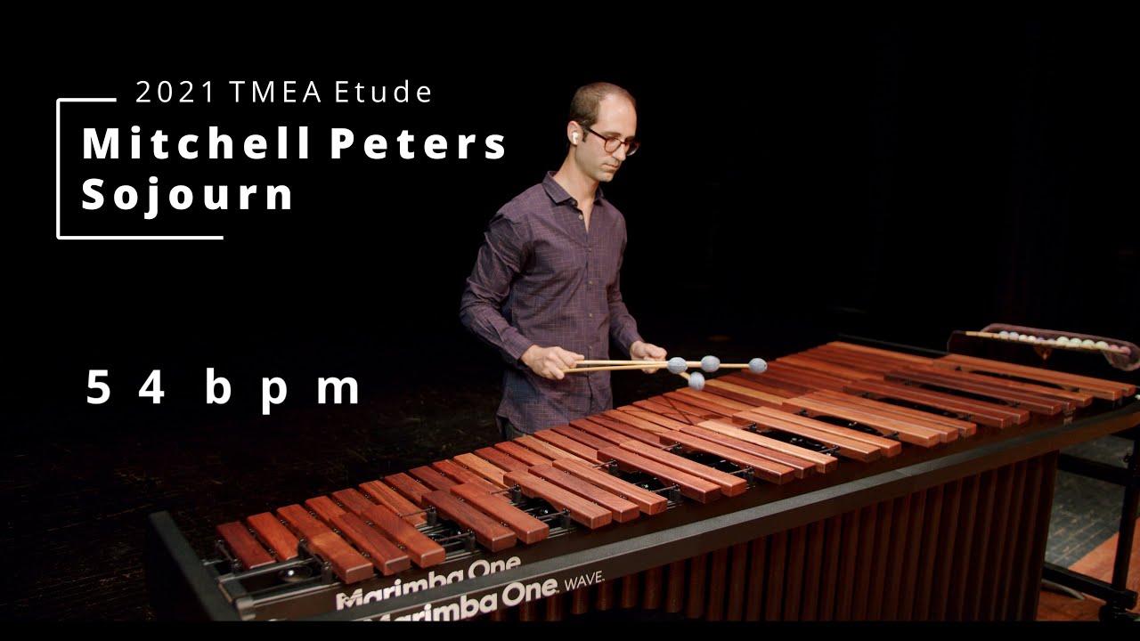 Sojourn by Mitchell Peters Performance (2021 TMEA 4 Mallet Etude) - YouTube