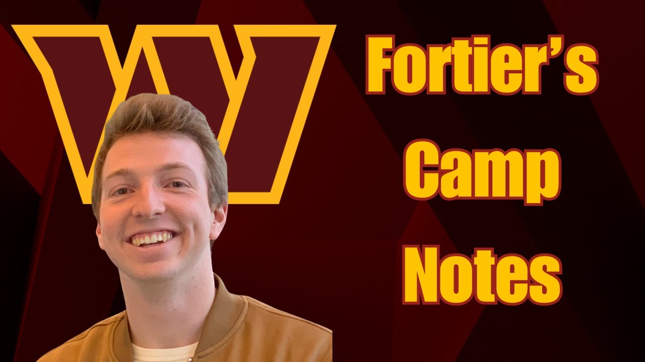 Sam Fortier Talks Commanders Training Camp - YouTube