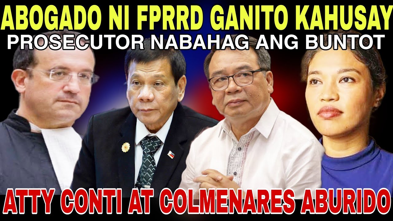 PROSECUTOR ATTY CONTI LAGLAG NA AGAD SA ABOGADO NI FPRRD. - YouTube