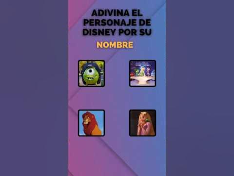Adivina Los Personajes De DISNEY Por Sus Nombres | QuizzGo # ...