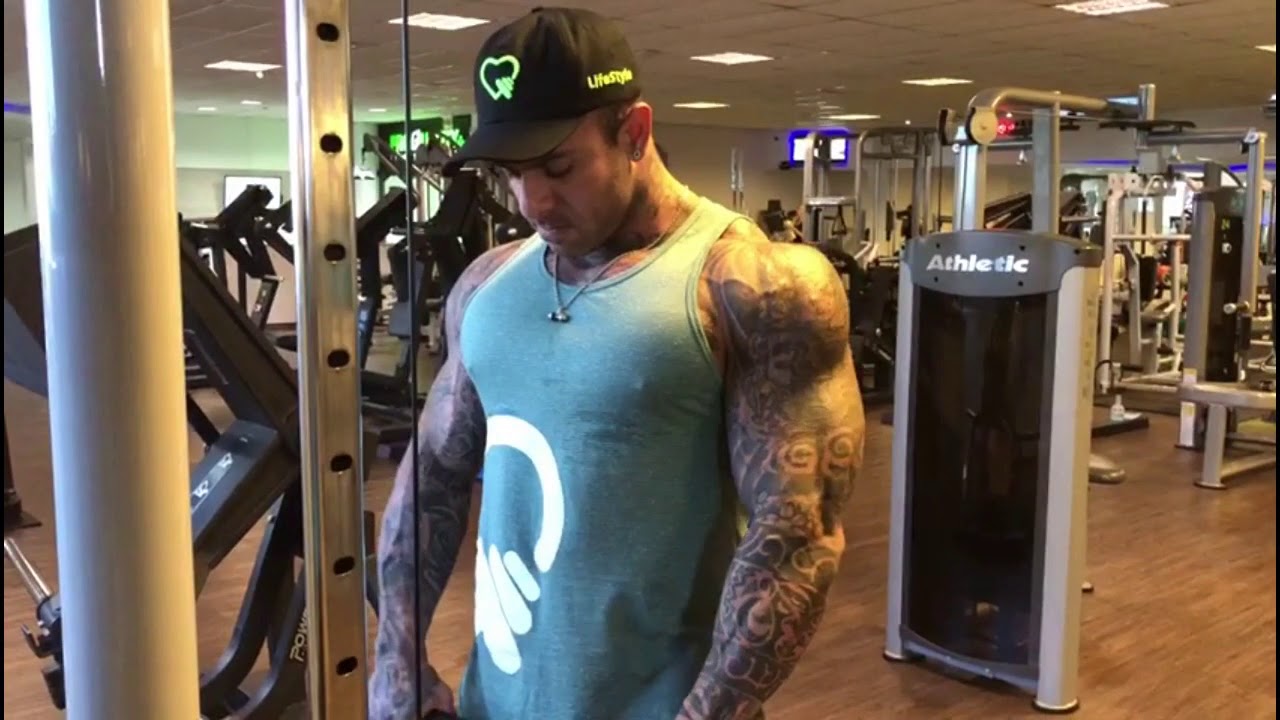 Biceps rosca direta inversa na polia - YouTube